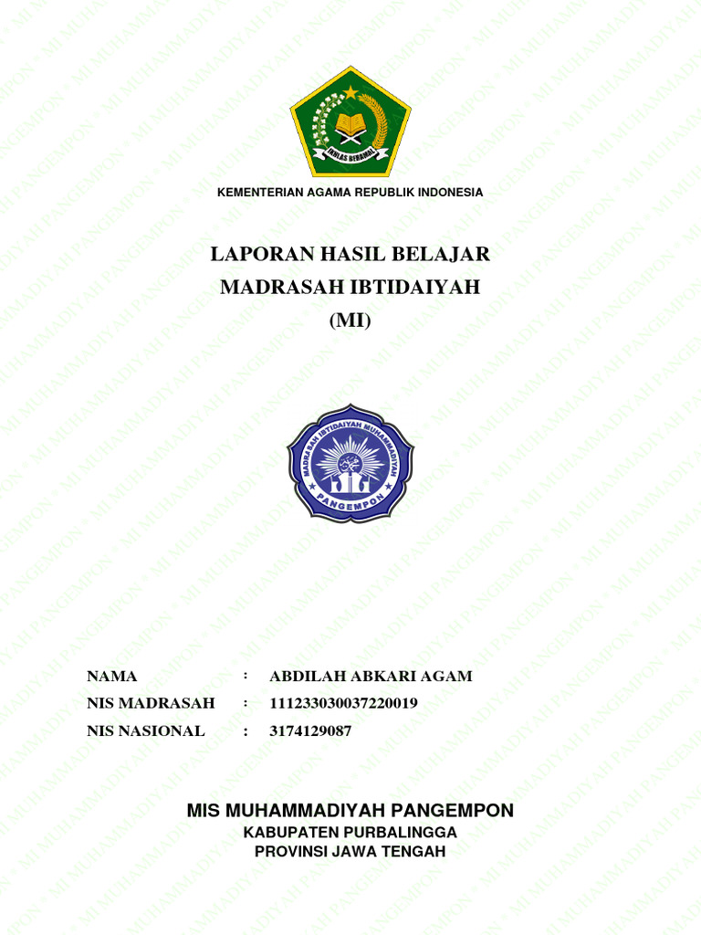 Sampul Kelas I.1 | PDF