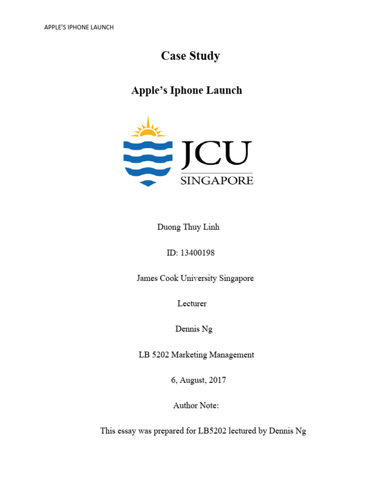 Analyse Iphone Case Study-2 | PDF | Market Segmentation | Apple Inc.