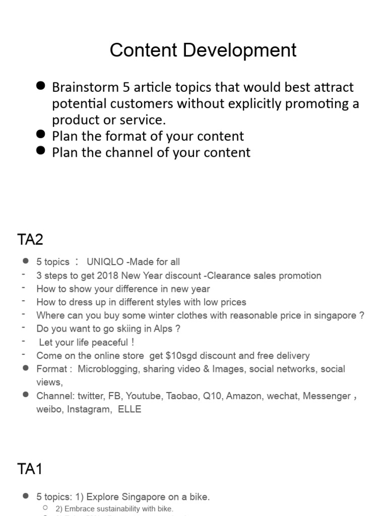 Content Development | PDF | Social Media | Popular Culture & Media Studies