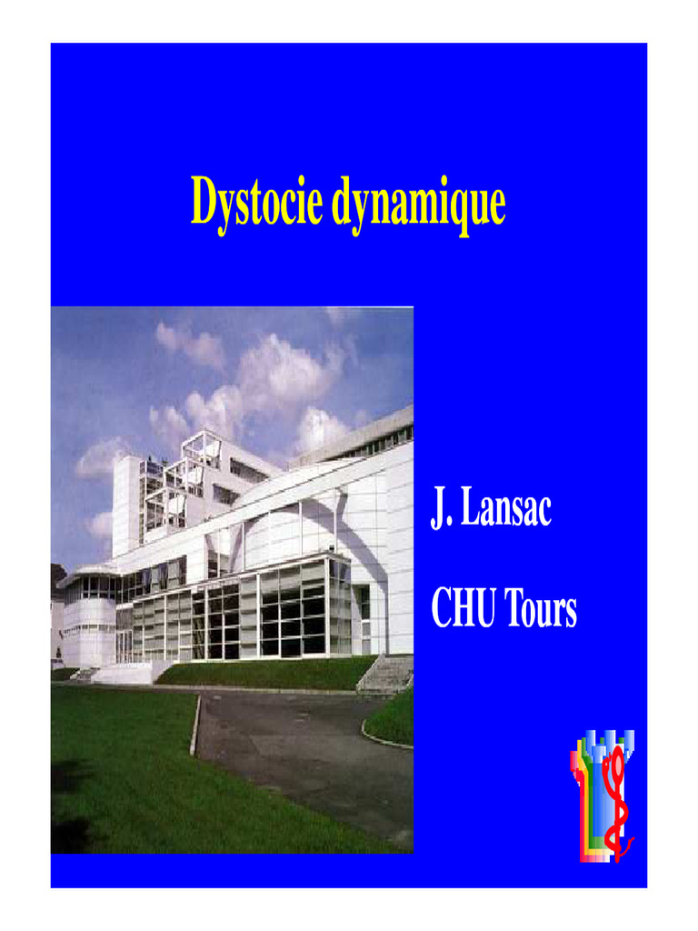 Lansac Obst Dystocie - Dynamique | PDF | Accouchement | Maïeutique