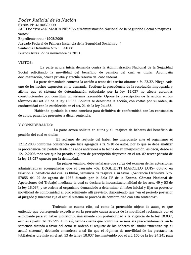 Sentencia Pagan | PDF | Sentencia (ley) | Caso de ley