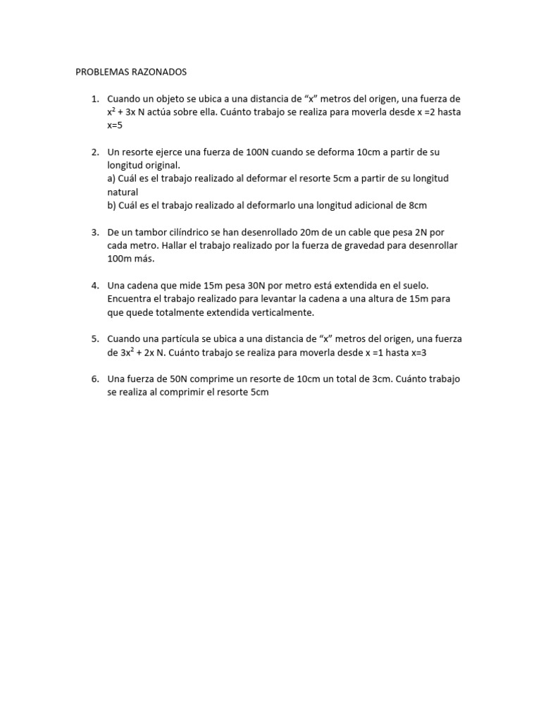 Problemas Razonados | PDF | Ciencia y matemáticas