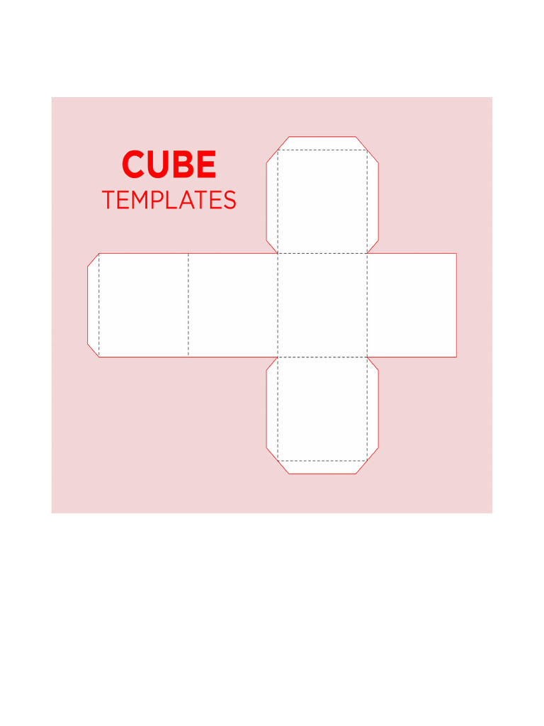 Cube 3d Shape Templates Printable - 416596.png | PDF
