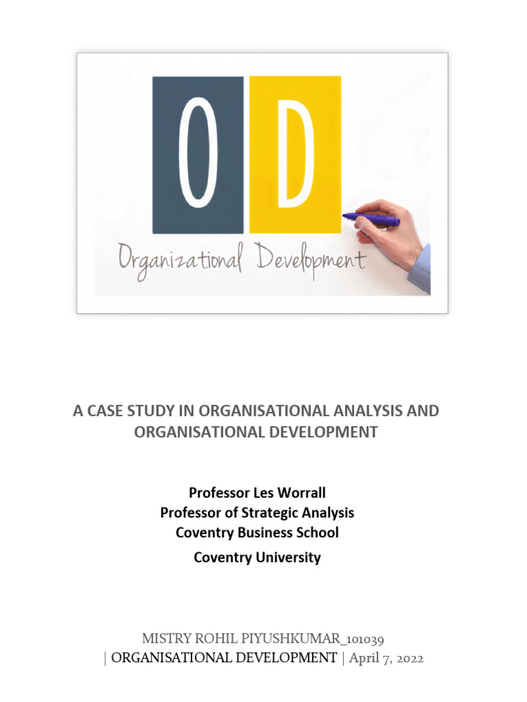 Case Study On Organisational Development | PDF | Organization ...
