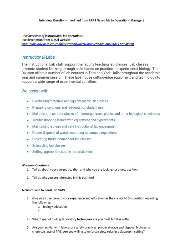 Interview Questions - Operations Manager Feb 2022-2 Mandy's Reviews ...