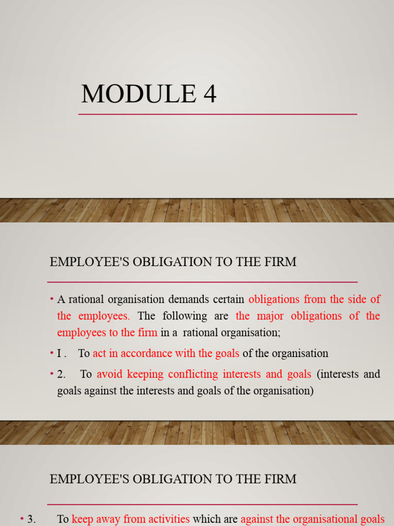 Business Ethics Module 4 | PDF | Privacy | Employment