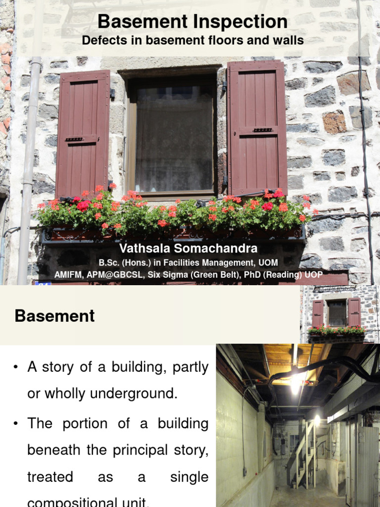 Lec 03 - Basement, Wall and Floor Investigation | PDF | Foundation (Engineering) | Basement