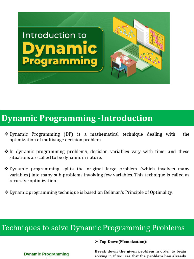 25-Introduction To Dynamic Programming-08-03-2024 | PDF | Dynamic Programming | Mathematical ...