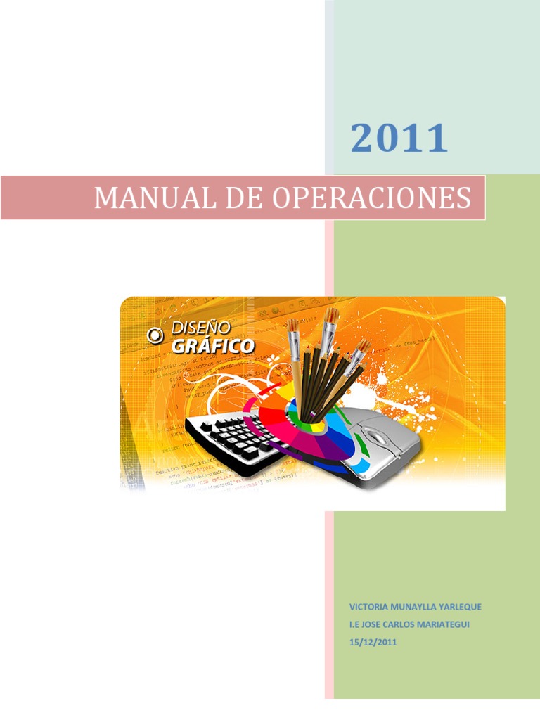 Manual de Operaciones | PDF | Diseño gráfico | Diseño