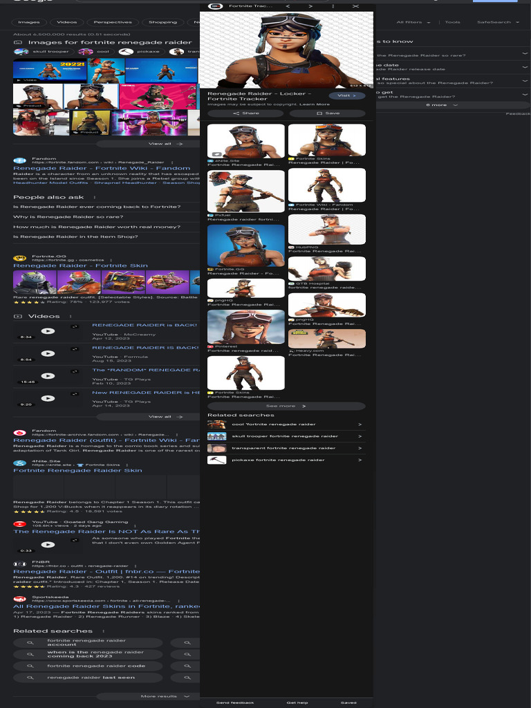 Fortnite Renegade Raider - Google Search | PDF
