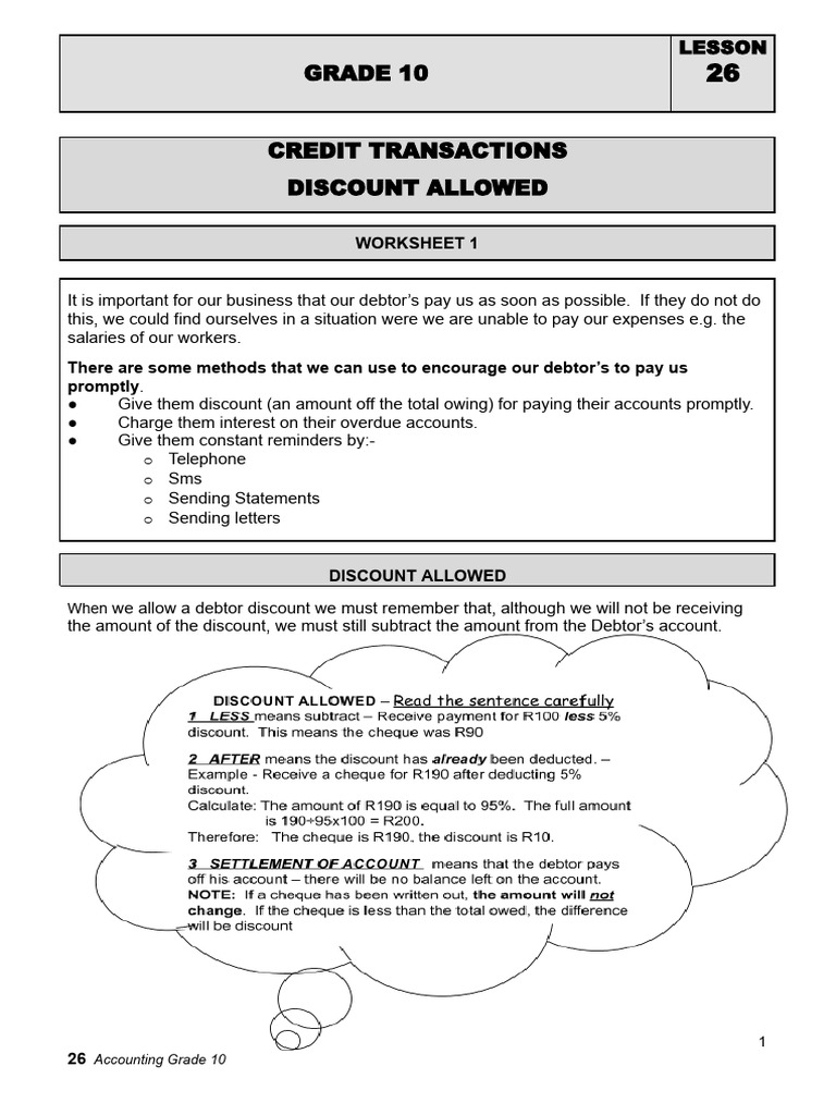 26 - NOTES Wk7 Debtors | PDF | Debits And Credits | Corporations