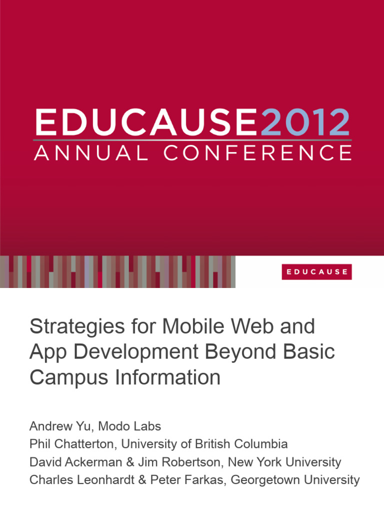E12 PPT Mobile+With+NYU+Slides | PDF | Mobile App | Mobile Computers