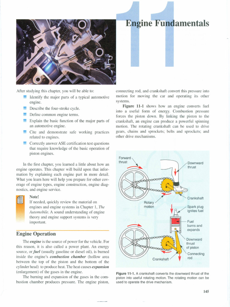 Chapter 11 Engine Fundamentals Textbook | PDF