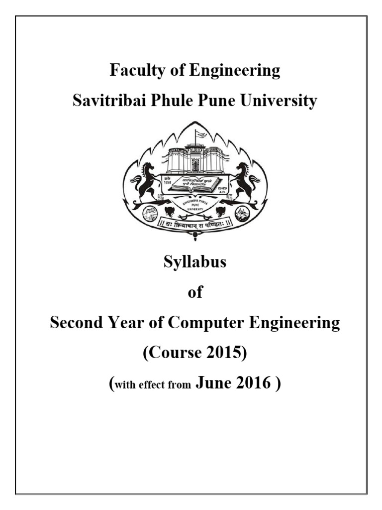 SPPU SE Computer Engg 2015 Course Syllabus-4-7-16 | PDF | Class (Computer Programming ...