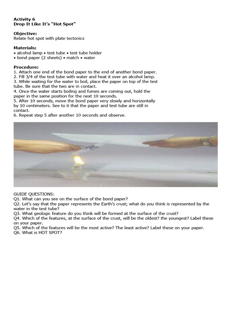 Activity 6 HOT SPOT | PDF