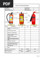 Compressed Gas Cylinder Checklist | PDF