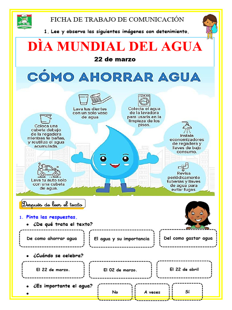 Ficha Del Agua | PDF
