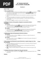 AP World History Writing Guidelines | PDF
