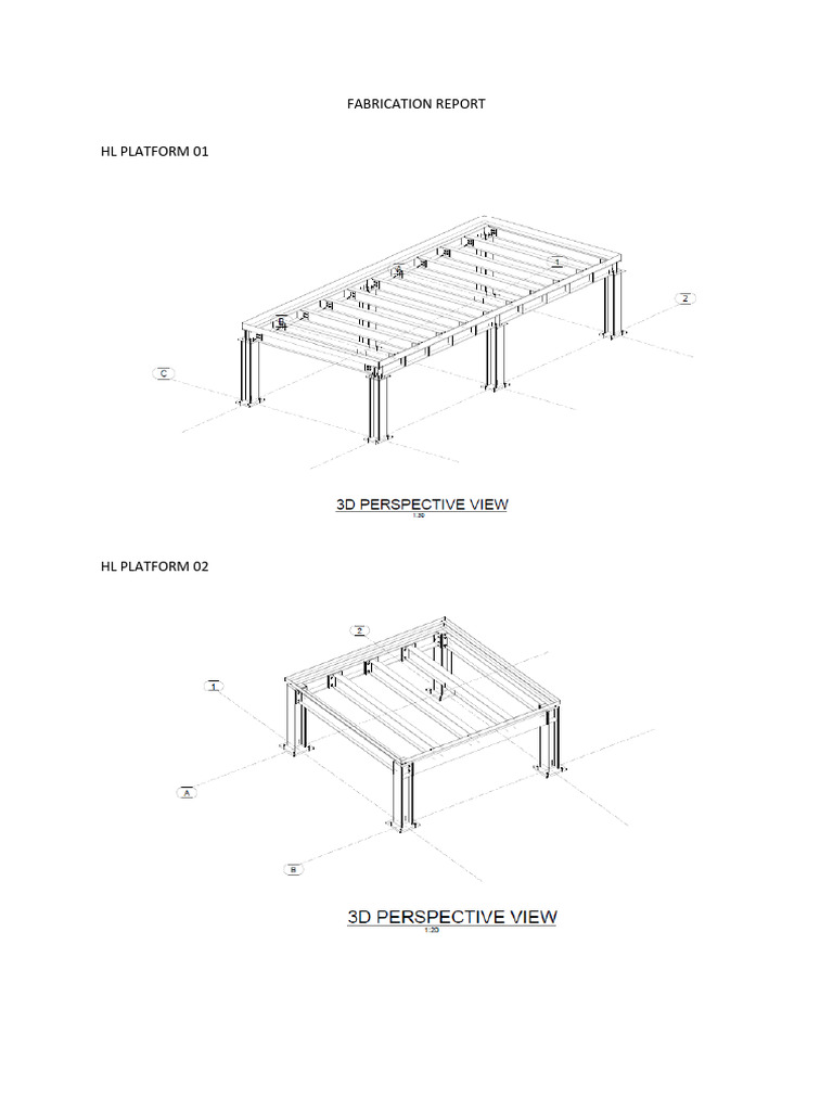 HL Platform Fabrication | PDF