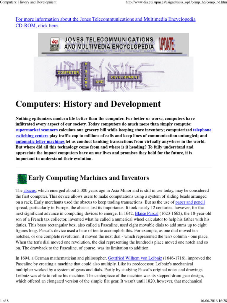 Development of Computer | PDF | Integrated Circuit | Computer Program