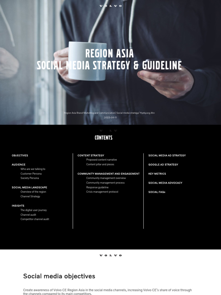 2023 Region Asia - Social Media Strategy and Guideline | PDF | Digital ...