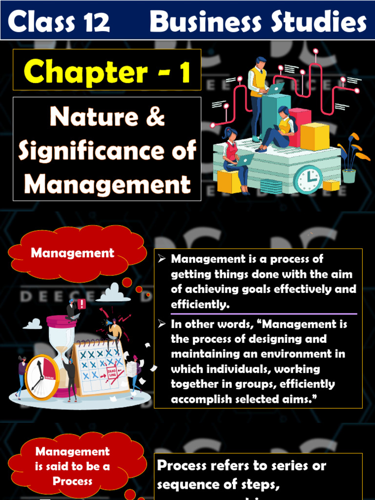 of BST CHAPTER - 1 (Nature and Significance of - 240501 - 183452 | PDF | Science | Goal