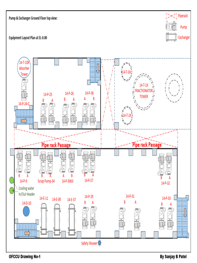 OFCCU Equipment Layout Plans | PDF | Pump | Chemical Equipment
