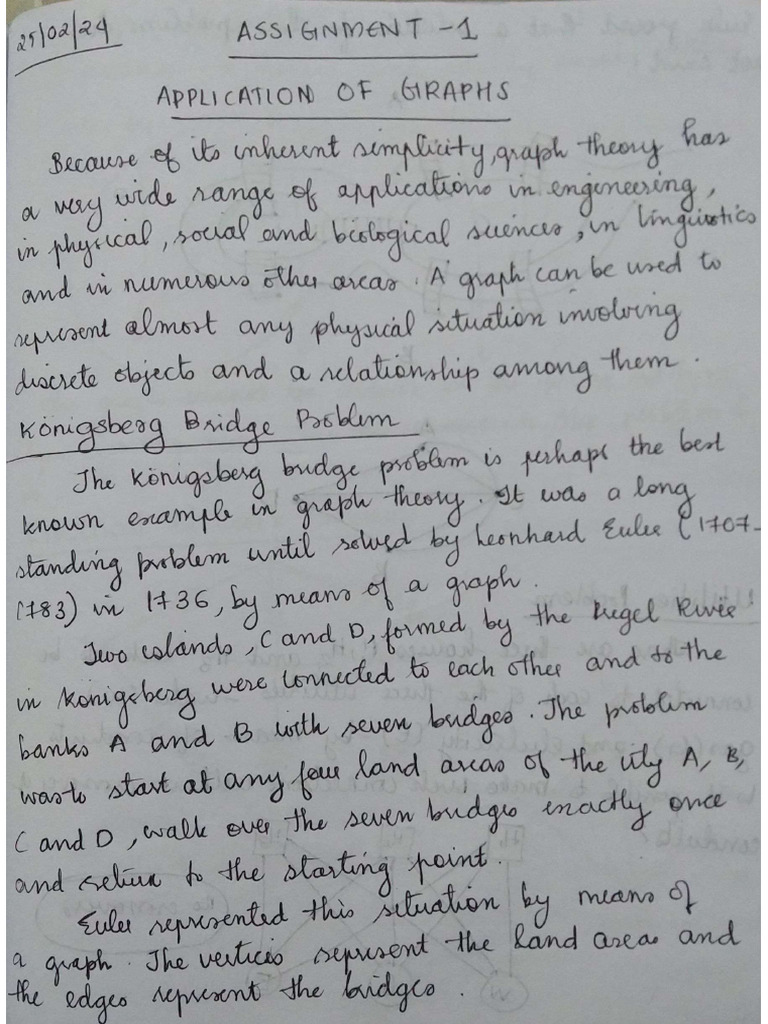 Appln of Graphs | PDF