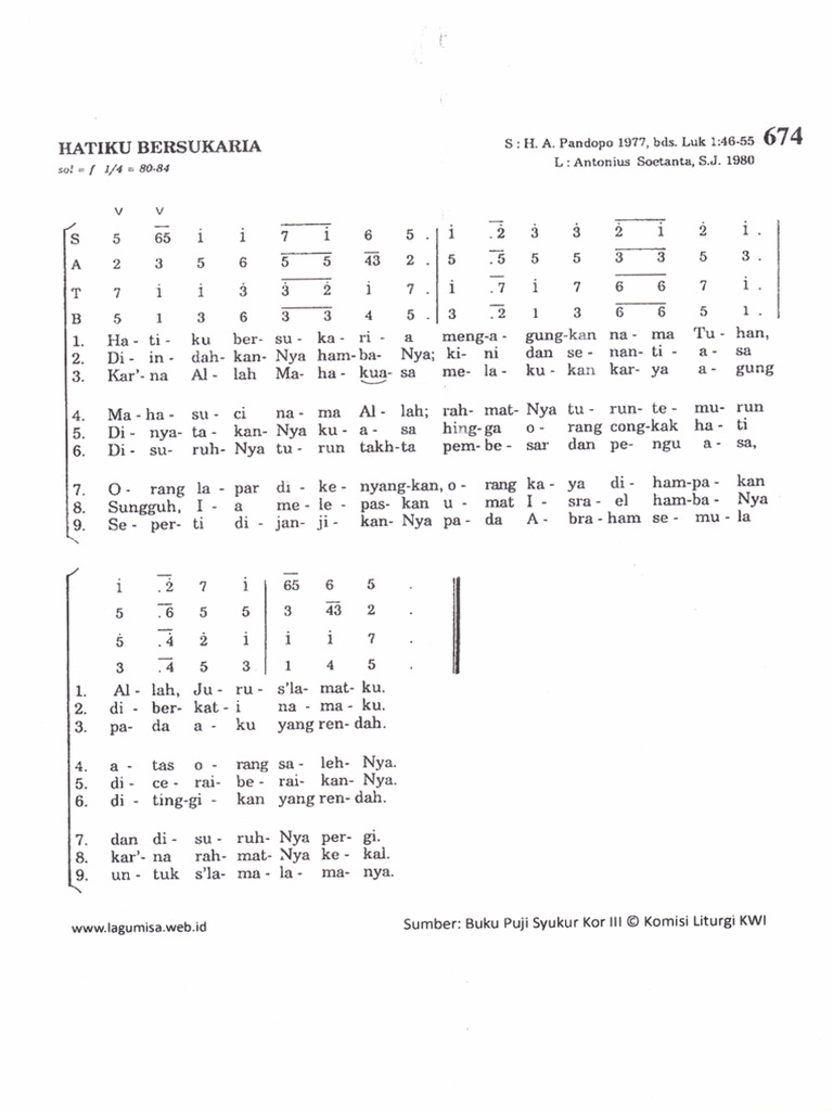 PS-674-Hatiku Bersukaria | PDF