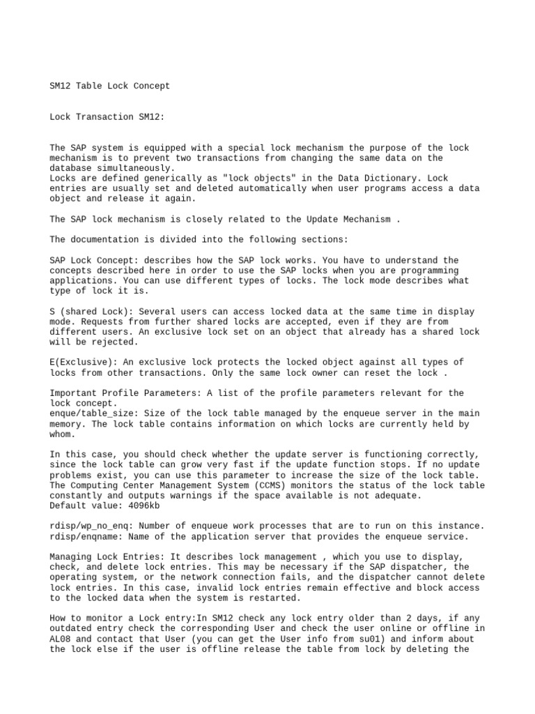 SM12 Template Monitoring | PDF | Online And Offline | Parameter (Computer Programming)
