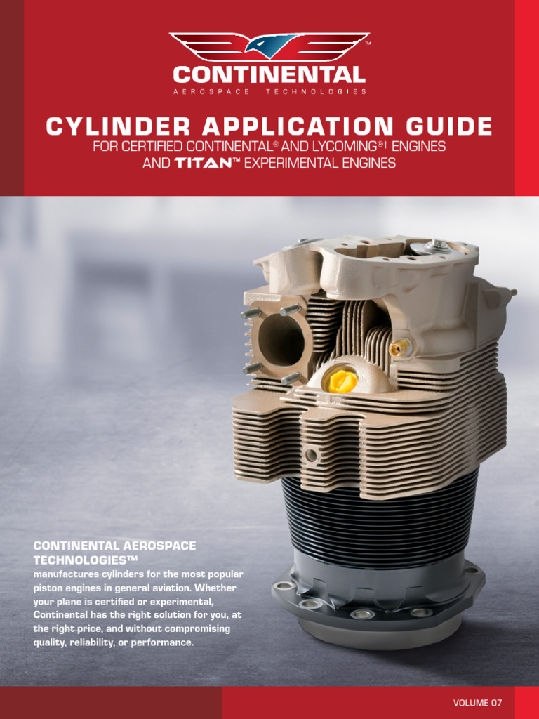 Continental Trifold Cylinder Guide v7 WEB | PDF | Piston | Engines