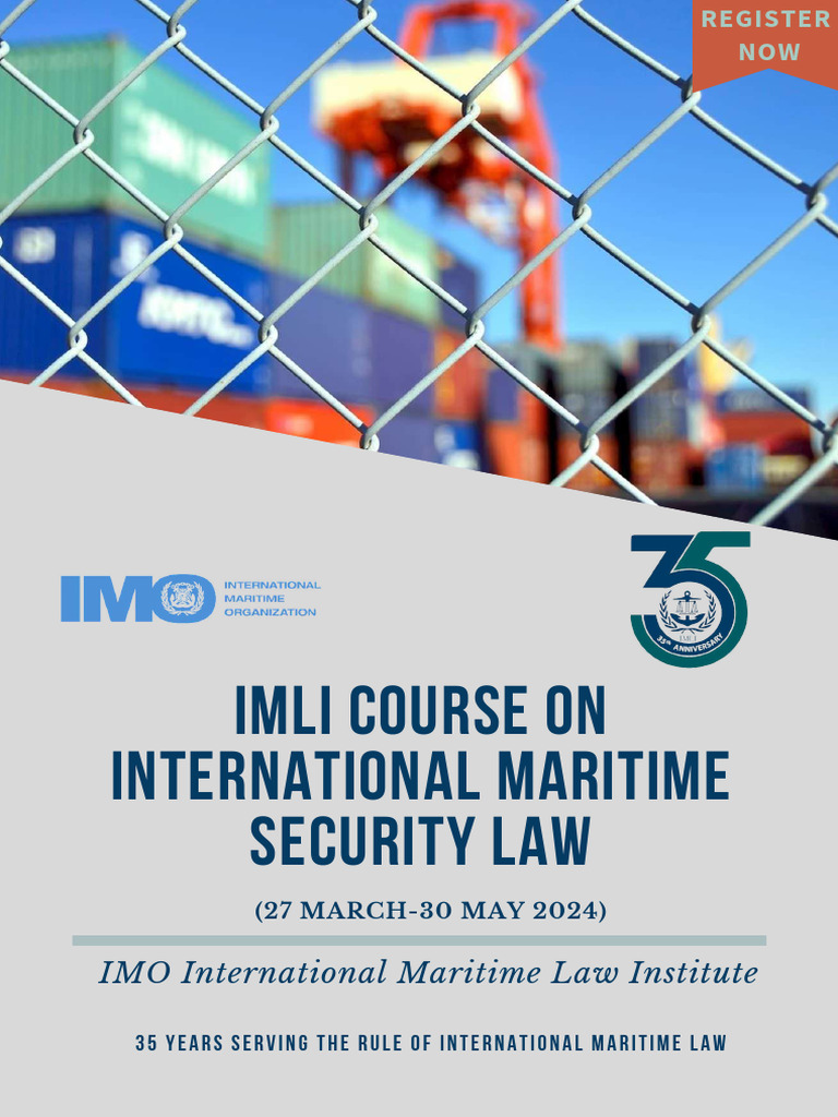 IMLI Course on Maritime Security Law | PDF | Justice | Crime & Violence