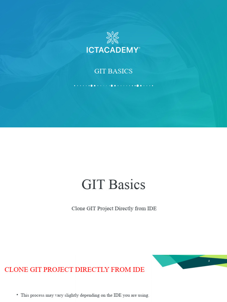 Session 5 - GIT-CLONE GIT PROJECT DIRECTLY FROM IDE | PDF | Integrated Development Environment ...