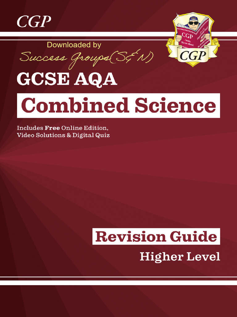 Nesrine CGP Grade 9 1 GCSE Combined Science AQA Revision Guide High | PDF