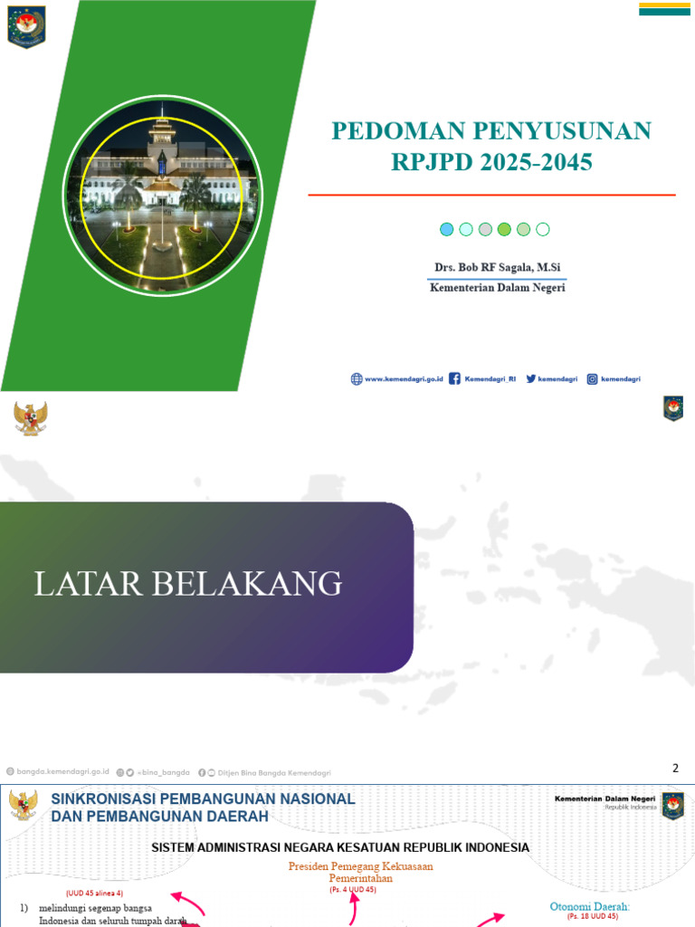 Dasar Penyusunan RPJPD | PDF