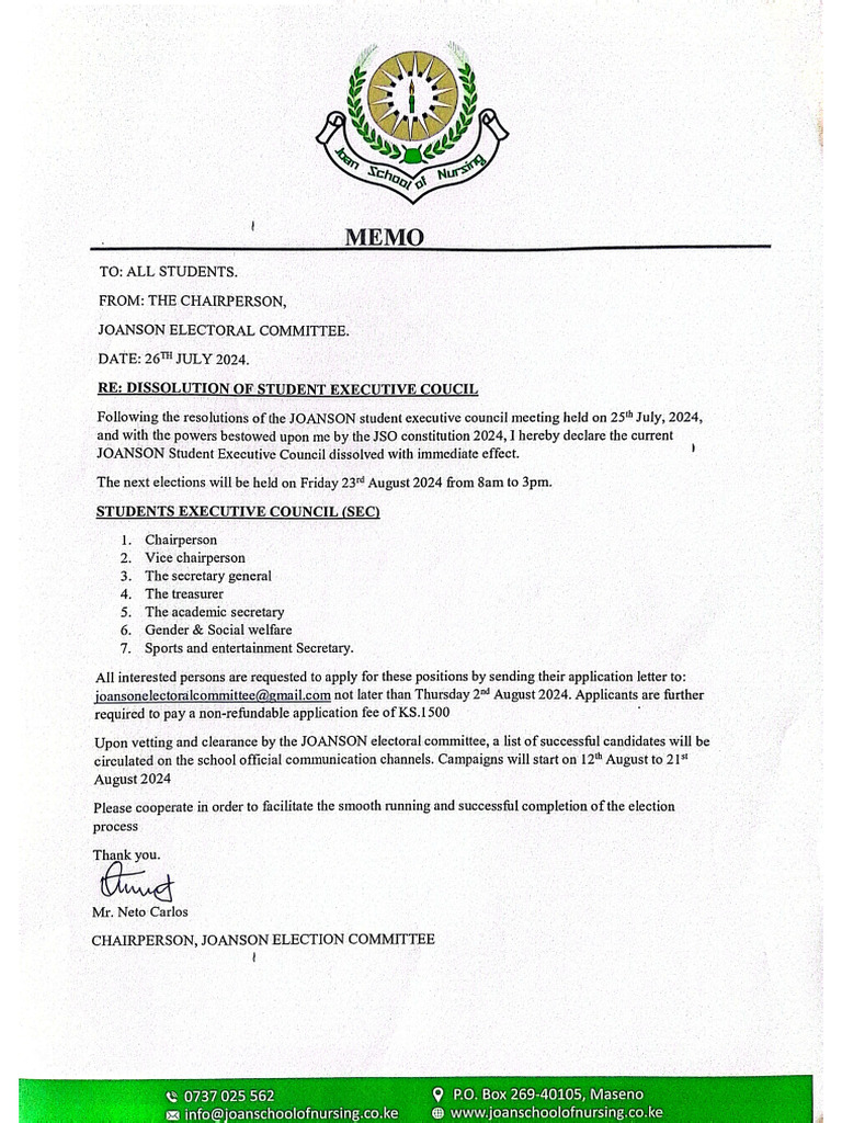 Internal Memo | PDF
