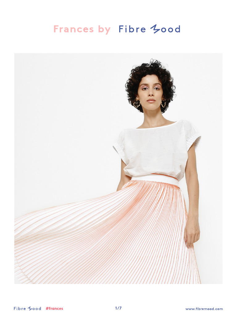 Top oversize Frances : guide de couture | PDF | Arts textiles | Les ...
