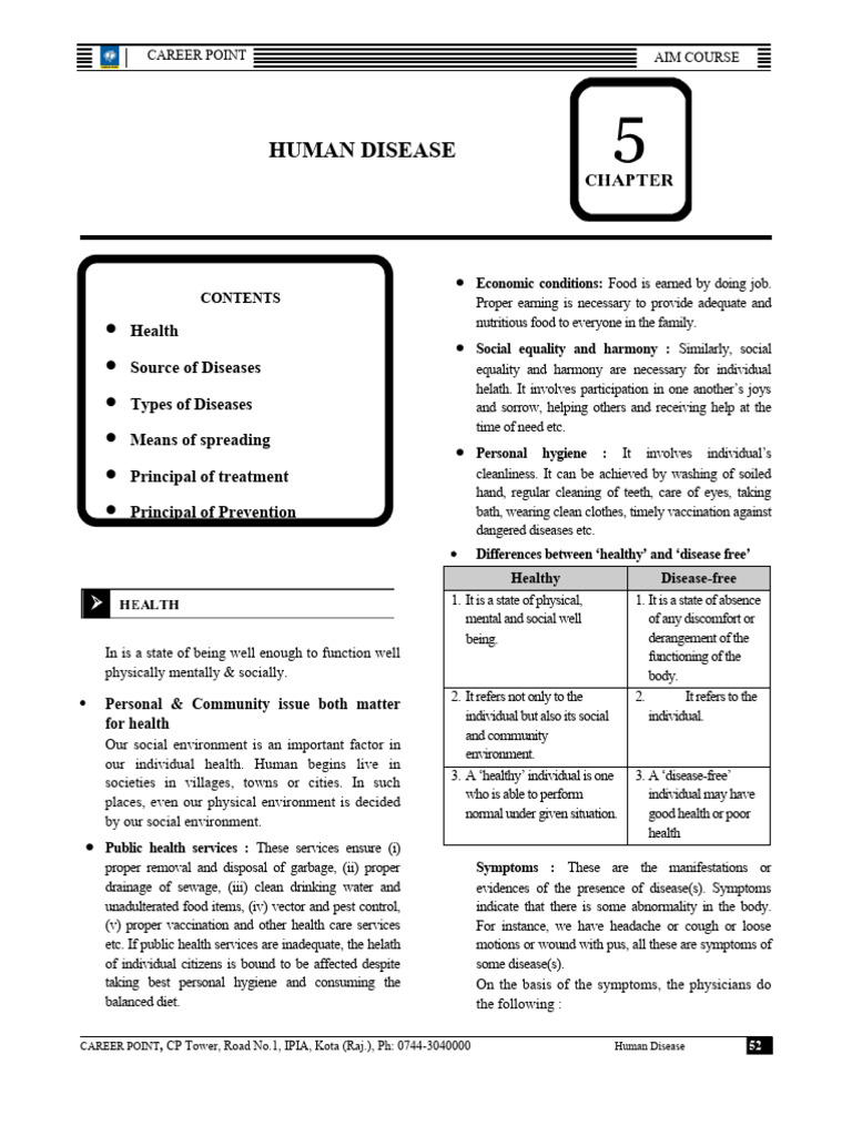 05 Human Disease (Part 2) | PDF | Infection | Pathogen