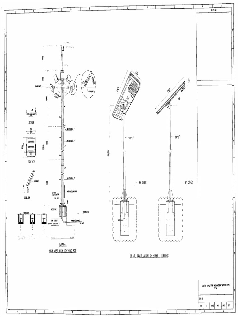 High Mast & Street Light Detail | PDF