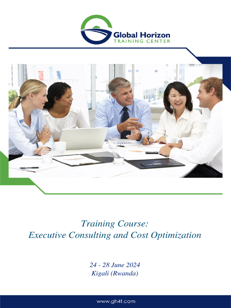 Training Course: Executive Consulting and Cost Optimization: 24 - 28 ...