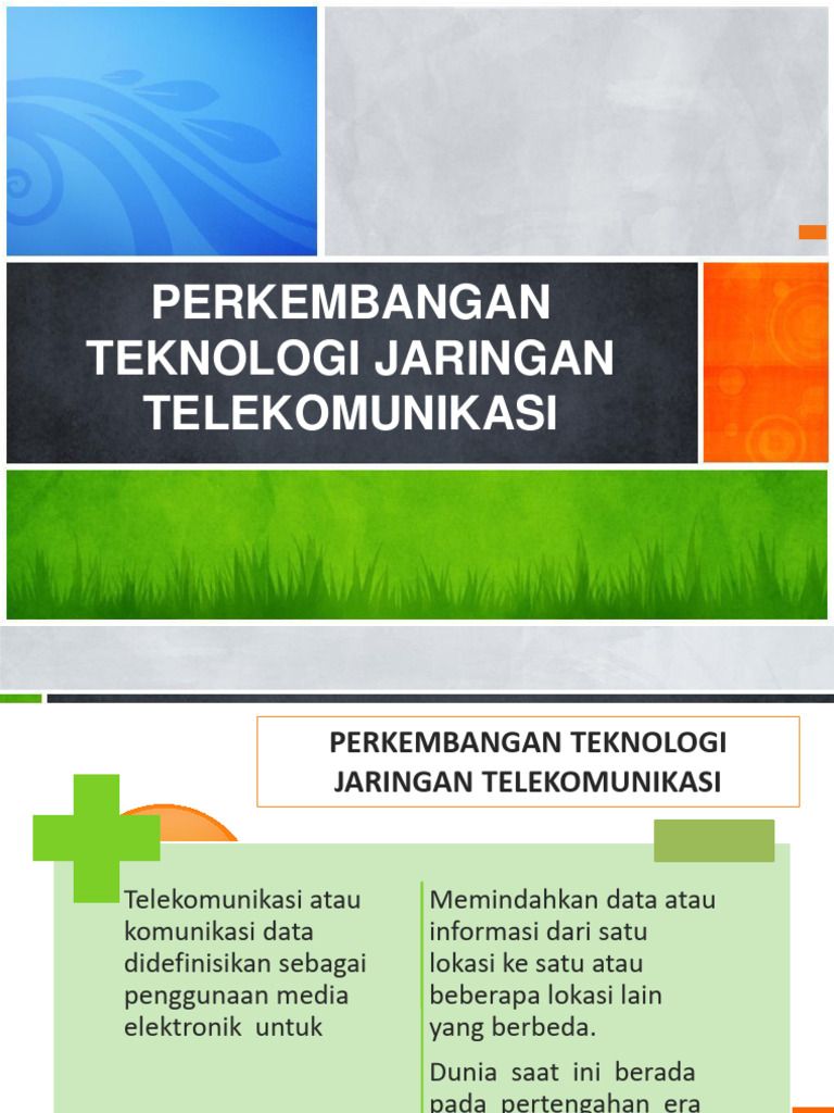 X Tjkt 1 Materi Perkembangan Teknologi Jaringan Dan Telekomunikasi Pdf