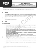 Sample WEM - Work - Environment - Measurement - Report | PDF