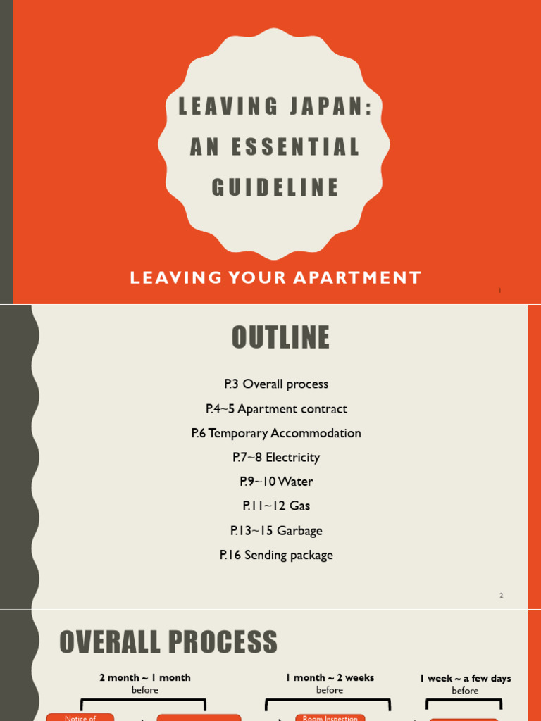【Housing】Leaving Japan - An Essential Guideline | PDF | Credit Card ...