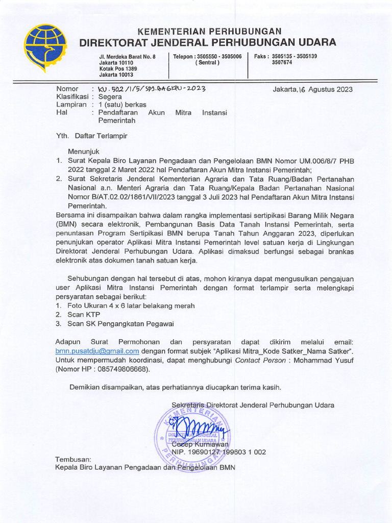 Ku 502 1 5 SDJ Bagkeu 2023 | PDF