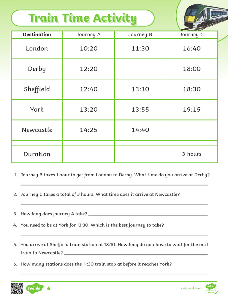 Reading Timetables - Train Timetable | PDF | Public Transport