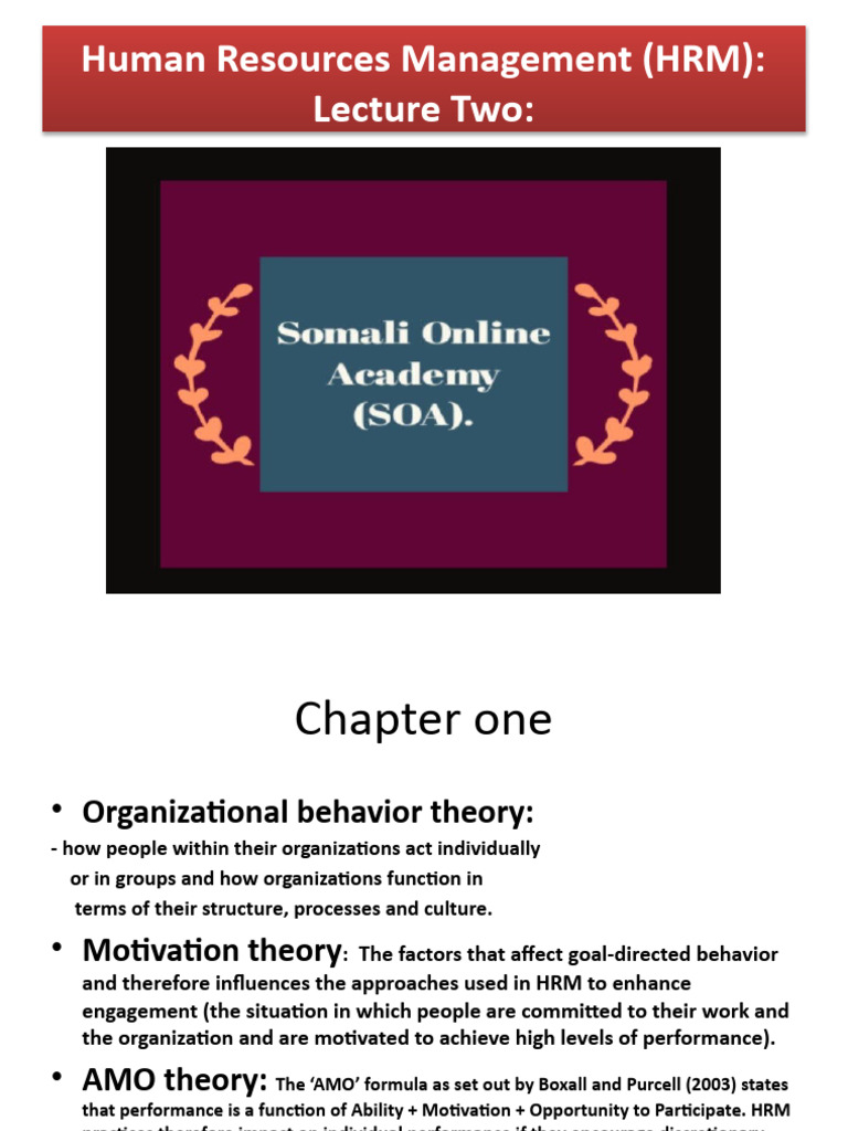 Human Resources Management (HRM) | PDF | Human Resource Management ...