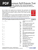 Self-Acceptance Scale | PDF