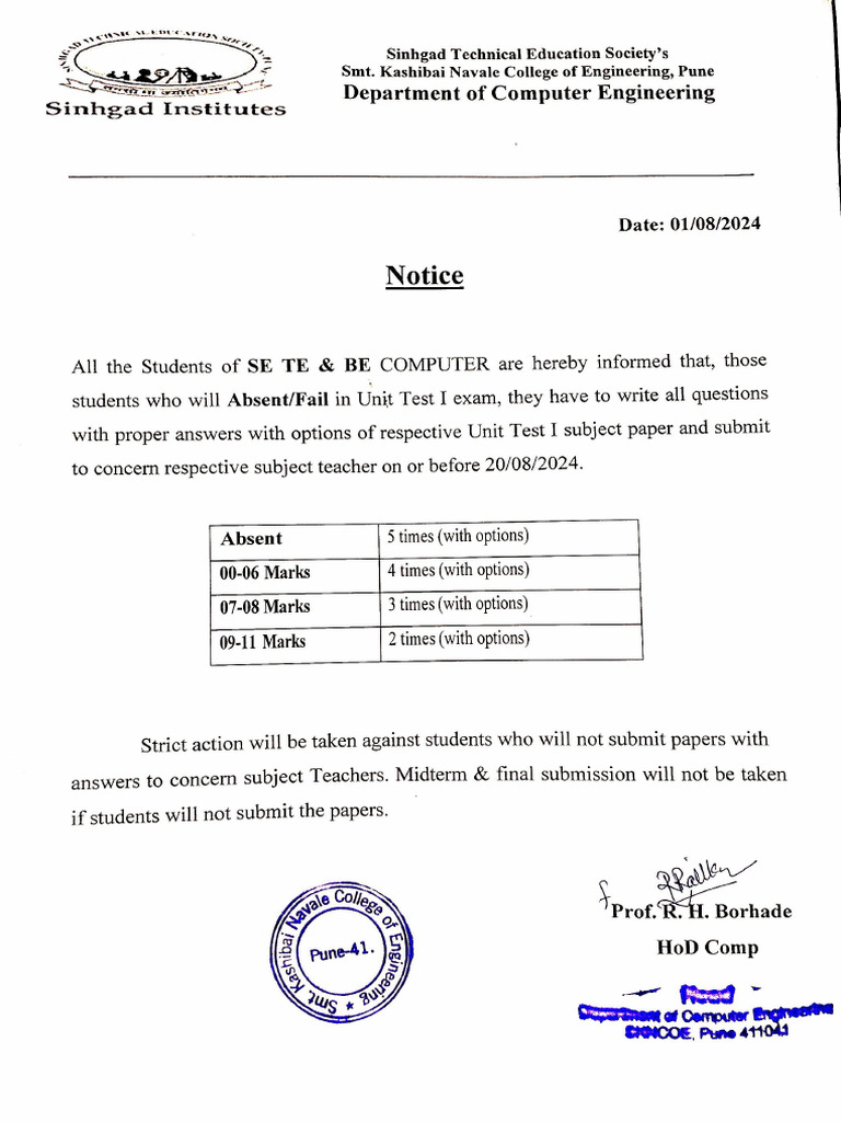 Punishment Notice 01-Aug-2024 16-11-02 | PDF