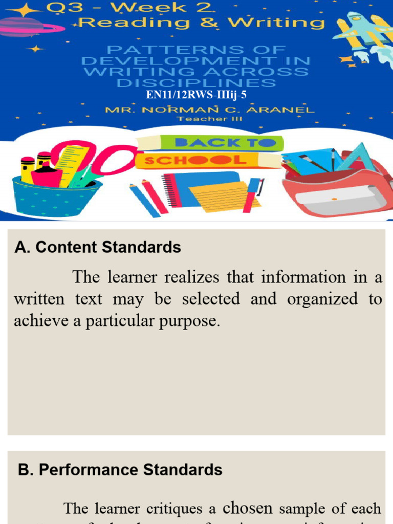 Q3 Week2 Reading and Writing 11 - Organization - Coherence - Cohesion ...