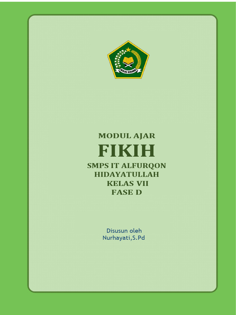 Modul Ajar Fikih Kelas 7 | PDF